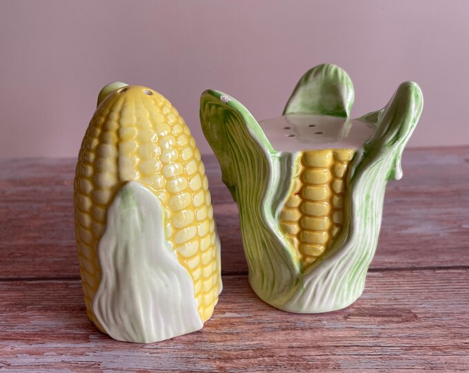 Vintage Plastic Corn on the Cob Souvenir Salt & Pepper Shakers - Etsy