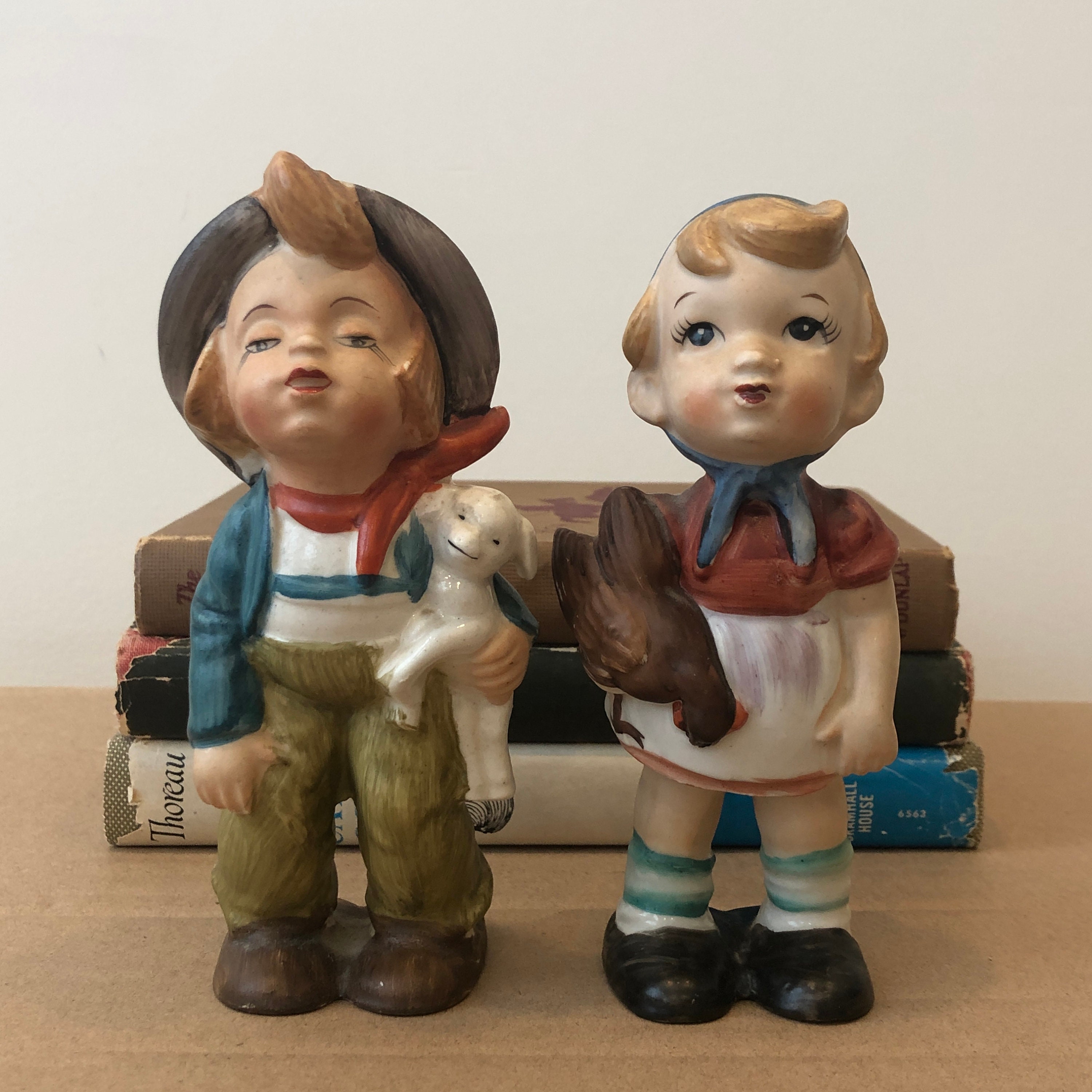 Vintage Lipper & Mann Boy and Girl Figurines - Etsy