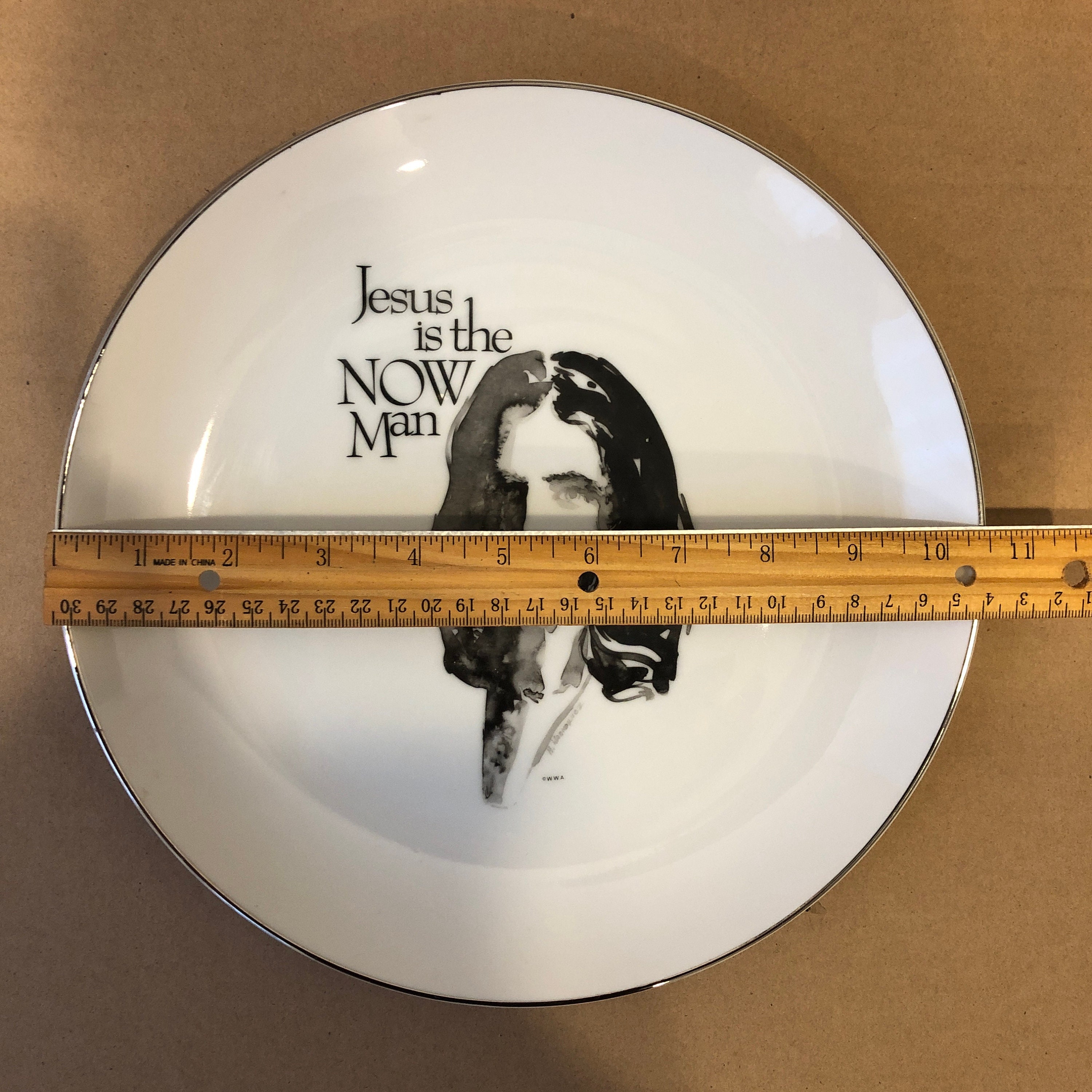 Unique Collectors Plate. Jesus is the Now Man - Etsy