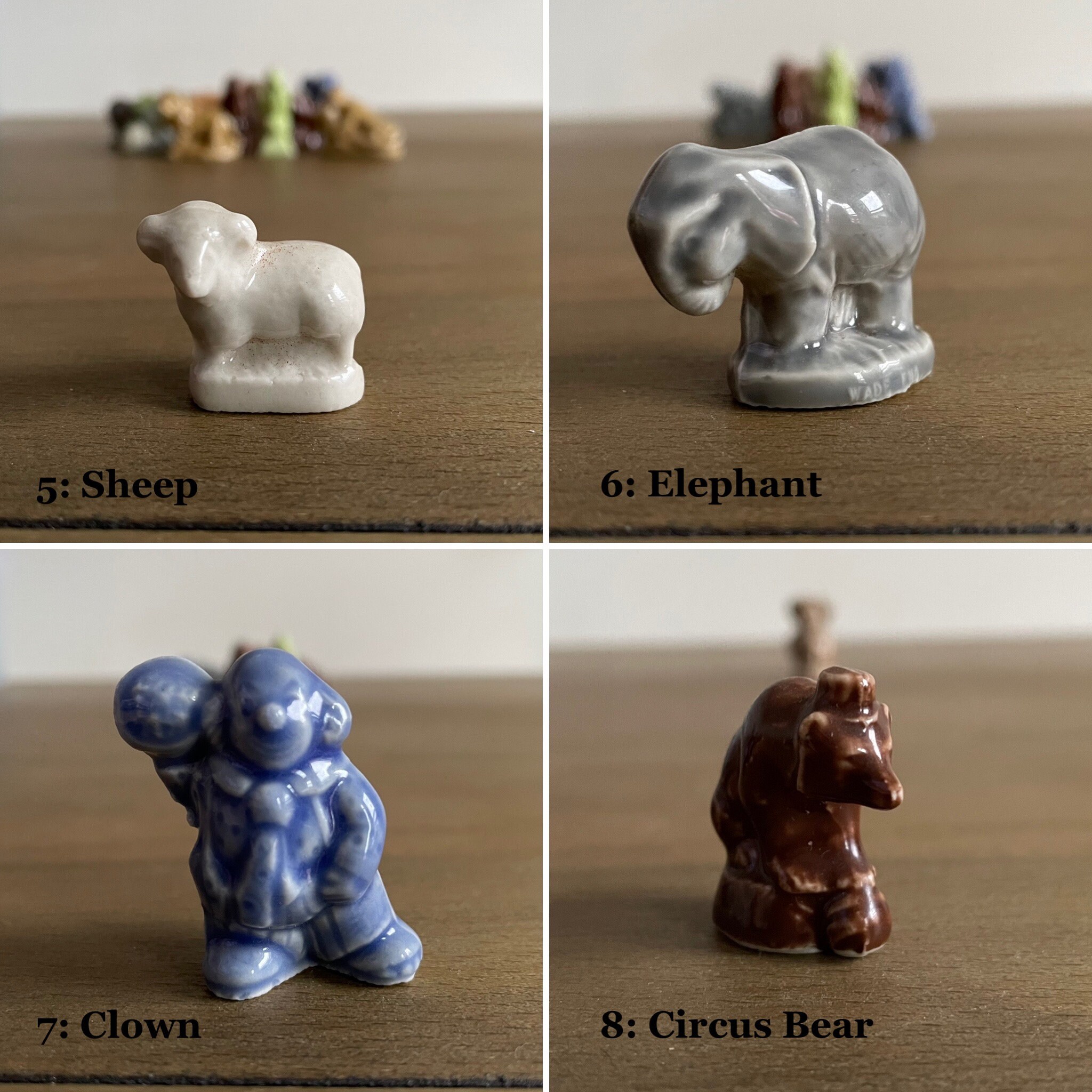 Assorted Vintage Wade England Miniature Figurines Match - Etsy