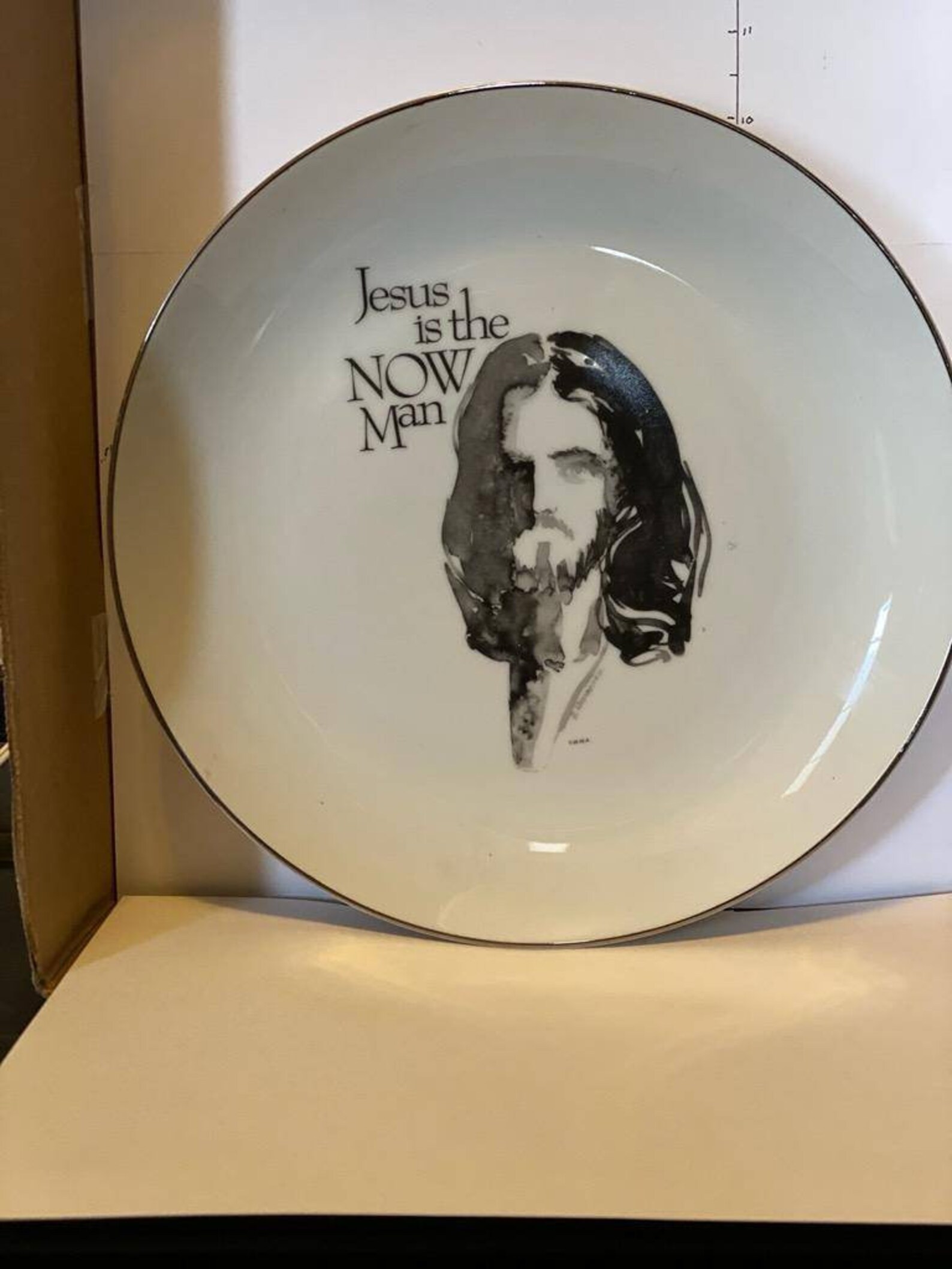 Unique collectors plate. Jesus is the Now Man | Etsy