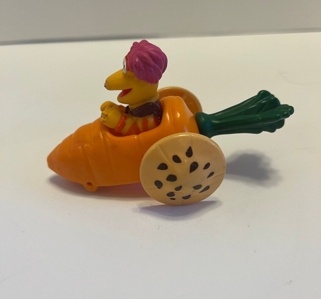 1998 Mcdonalds Gozo 4” Fraggle Rock in Orange Carrot Car | Happy Meal ...