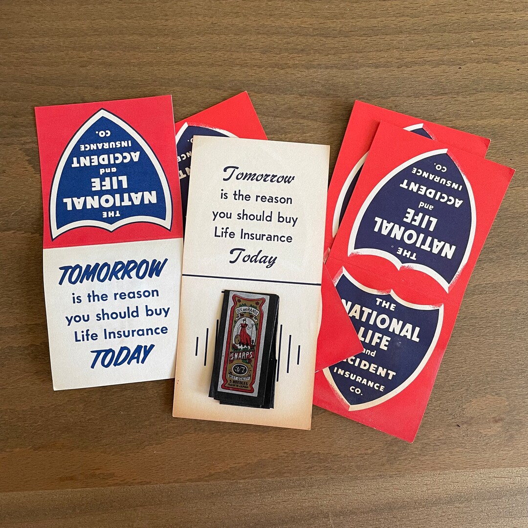 Vintage Sewing Needles | National Life and Accident Insurance - Etsy