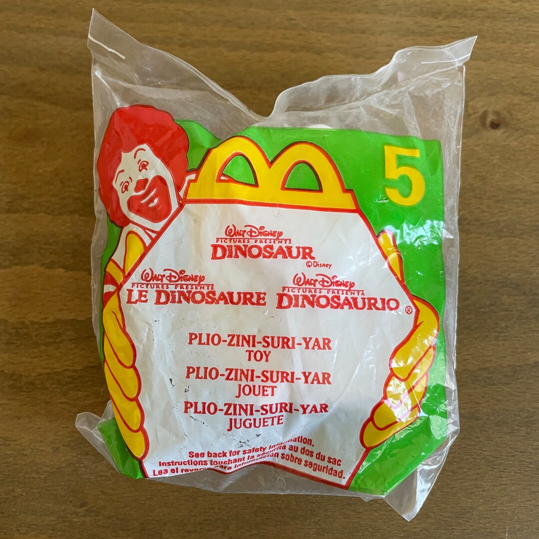 Vintage Disney Dinosaur Toy Plio-zini-suri-yar Lemurs Mcdonald's Happy ...
