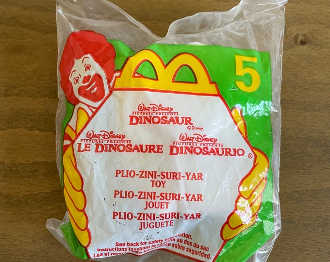 Vintage Disney Dinosaur Toy Plio-zini-suri-yar Lemurs | Mcdonald's ...