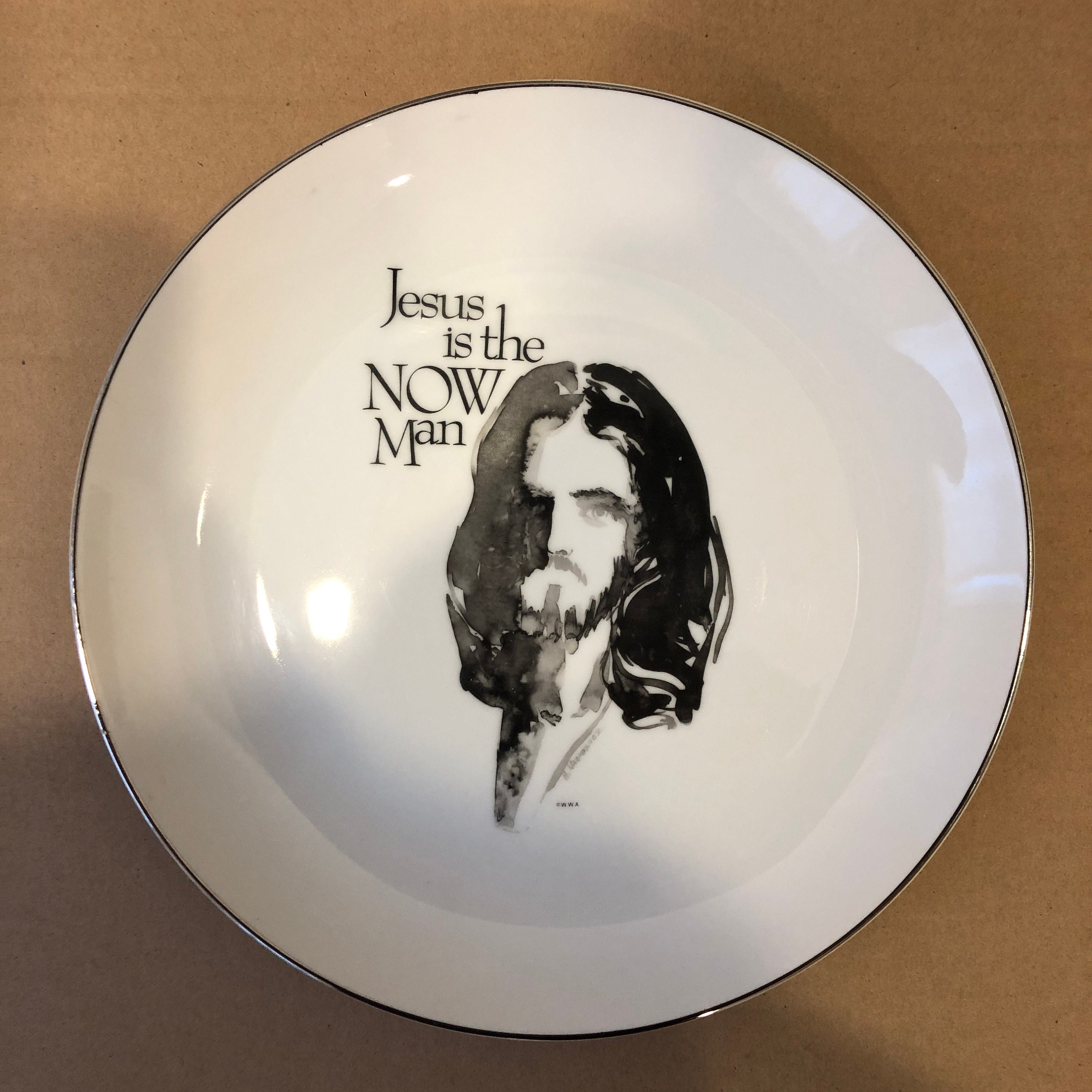 Unique Collectors Plate. Jesus is the Now Man - Etsy