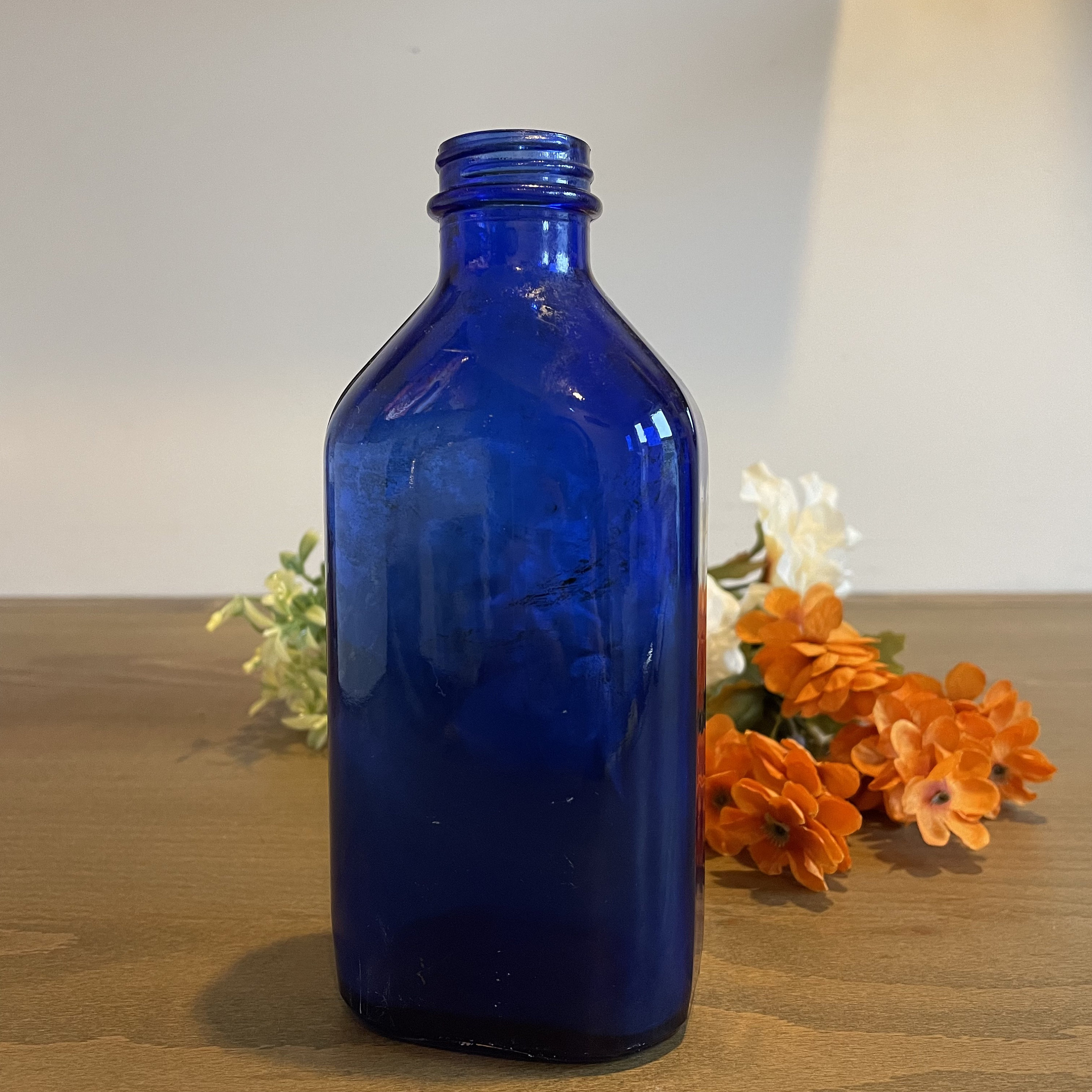 Vintage Genuine Phillips Milk of Magnesia Cobalt Blue Glass Bottle ...