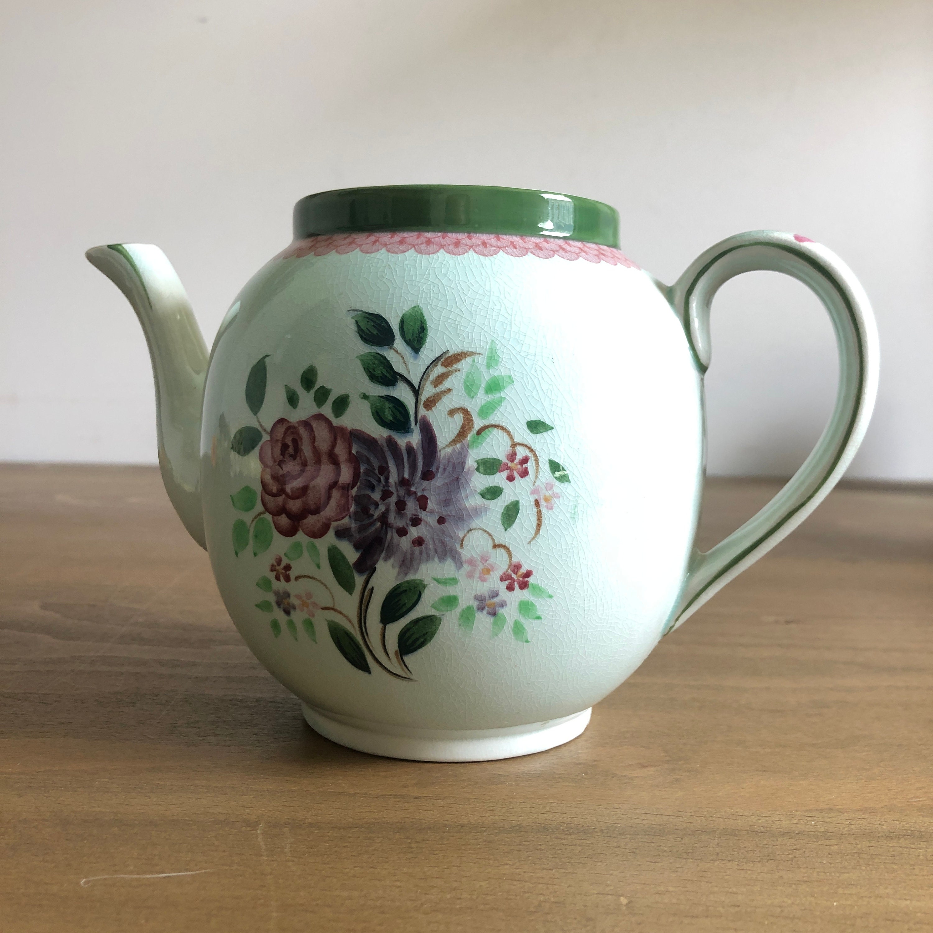 Vintage Adams Calyx Ware Teapot in Mandalay Pattern Tea Pot - Etsy