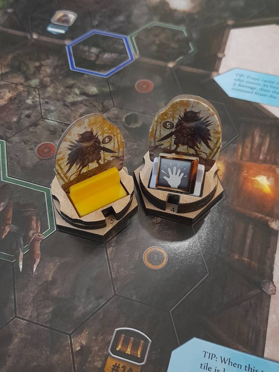 Monster Health Tracker Jaws of the Lion Set. in Mdf or Premium Walnut ...