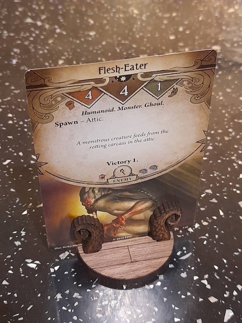 Arkham Horror LCG Theme Standee Walnut Wood Veneer - Etsy UK