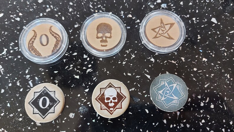 Arkham Horror Chaos Tokens Fan Made - Etsy