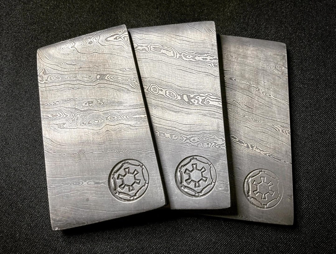 Forged Beskar Ingot - Damascus Steel - Etsy