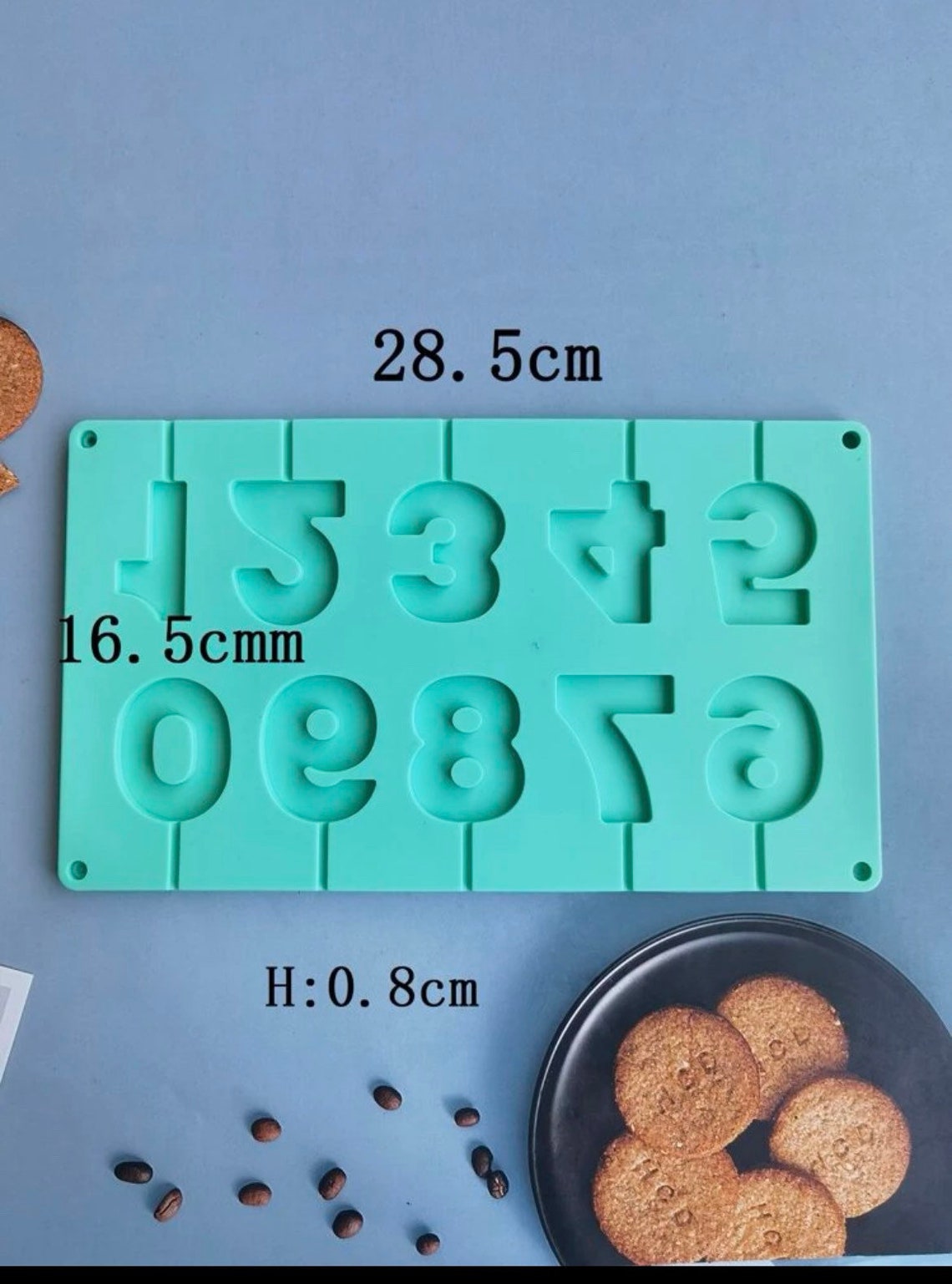 Chocolate Number Lollipop Mold - Etsy