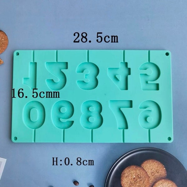 Number Candy Molds - Etsy