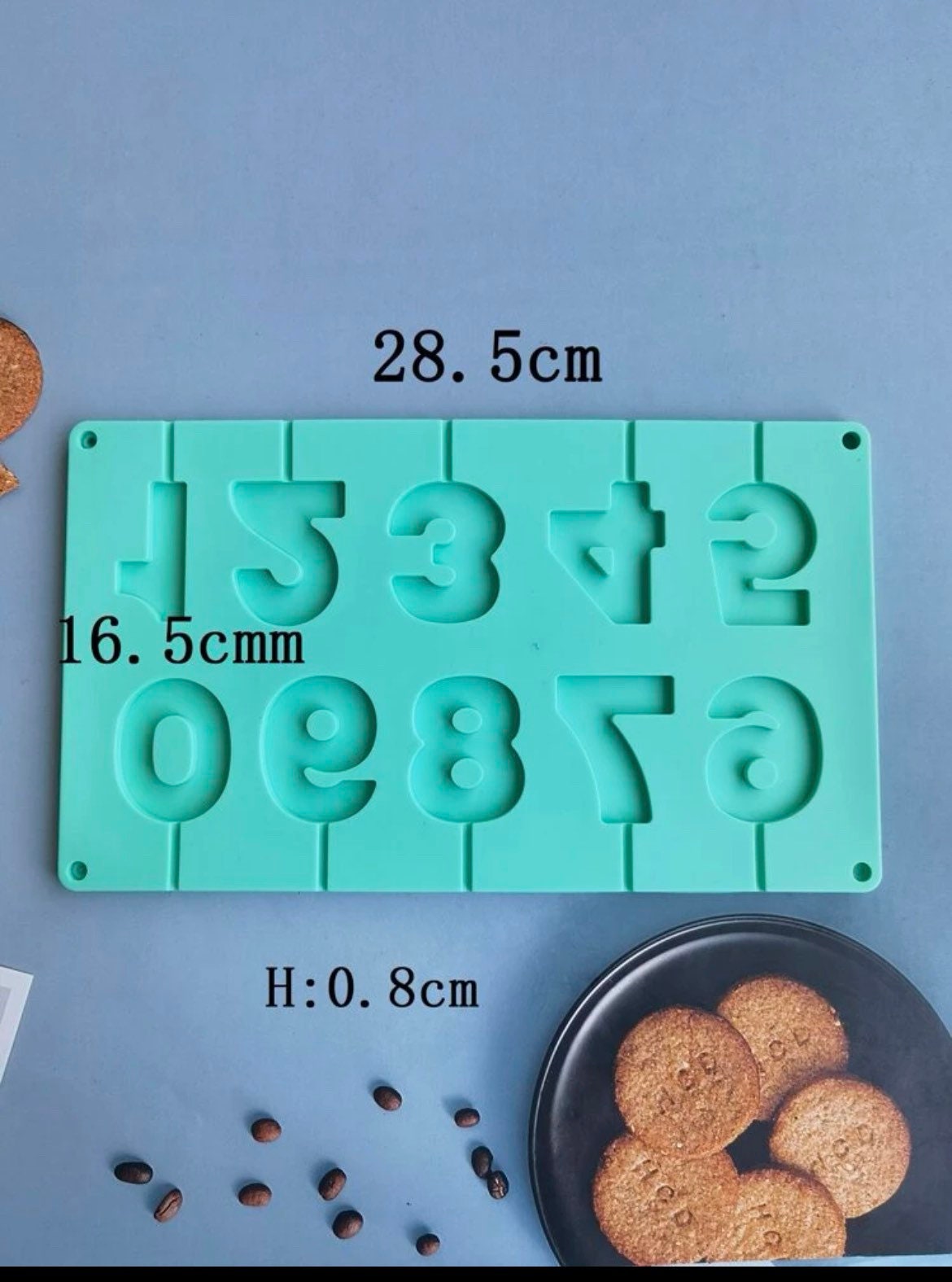 Chocolate Number Lollipop Mold - Etsy