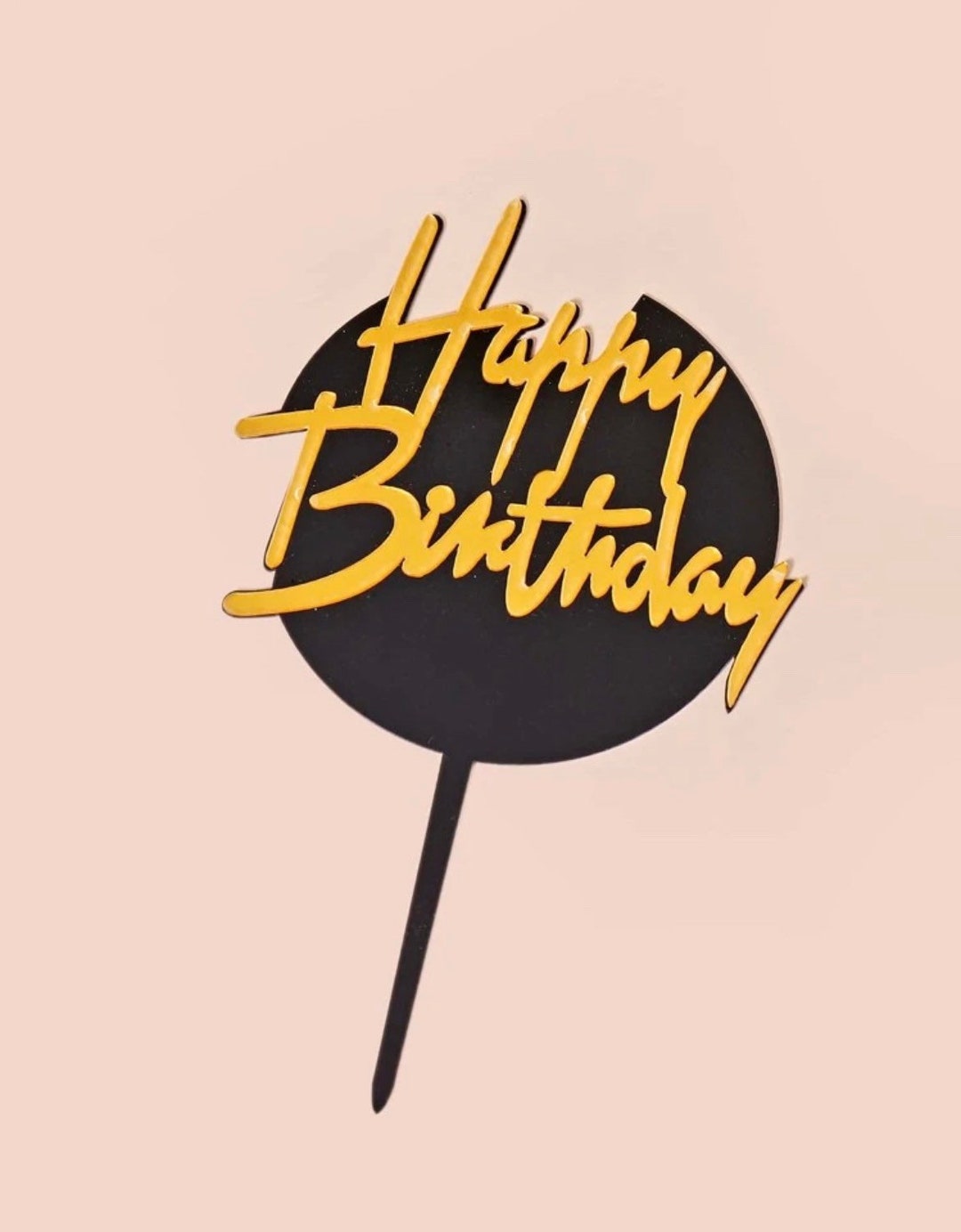 Acrylic Cake Topper - Etsy