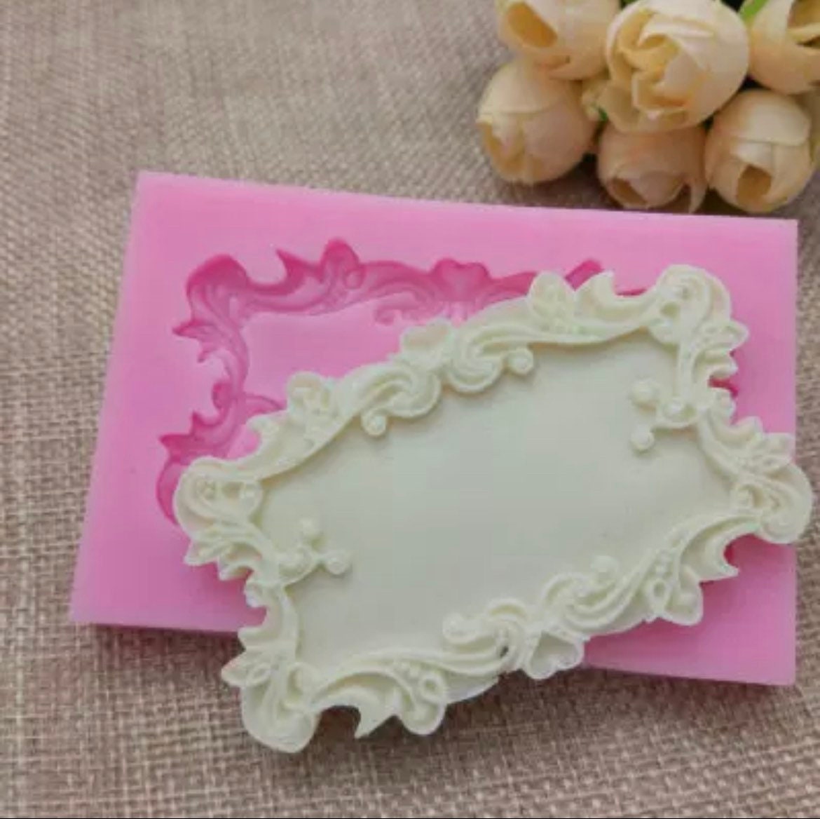 Mini Fancy Frame Mold - Etsy