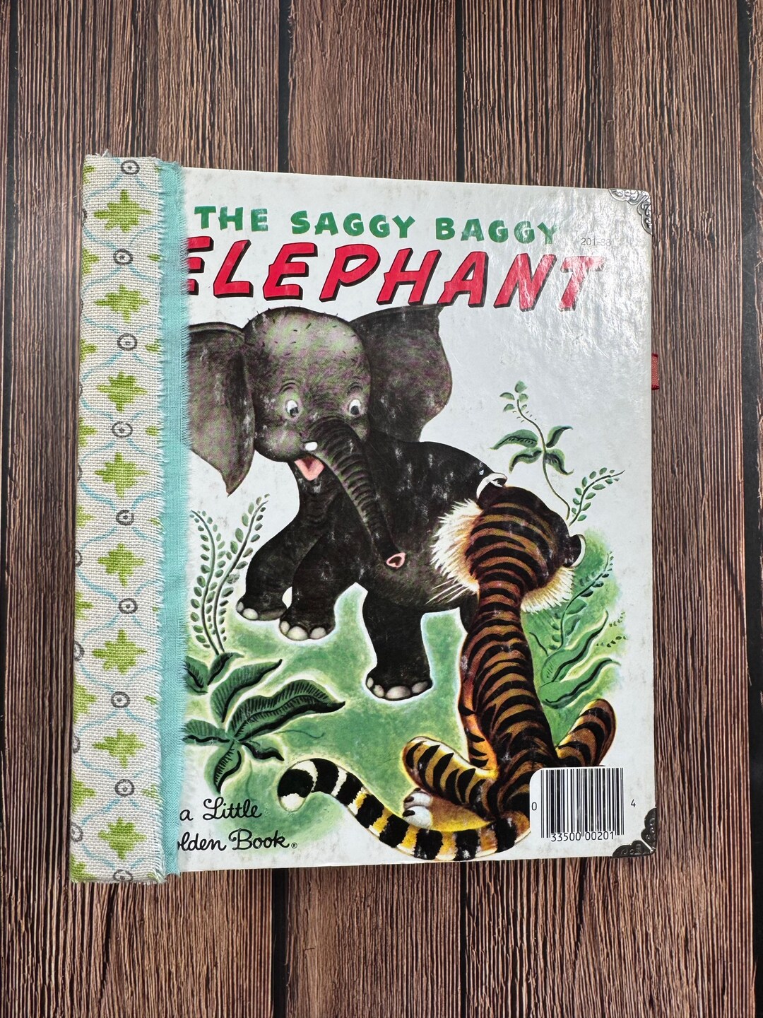 Saggy Baggy Elephant Junk Journal: Handmade Little Golden Book, Vintage ...