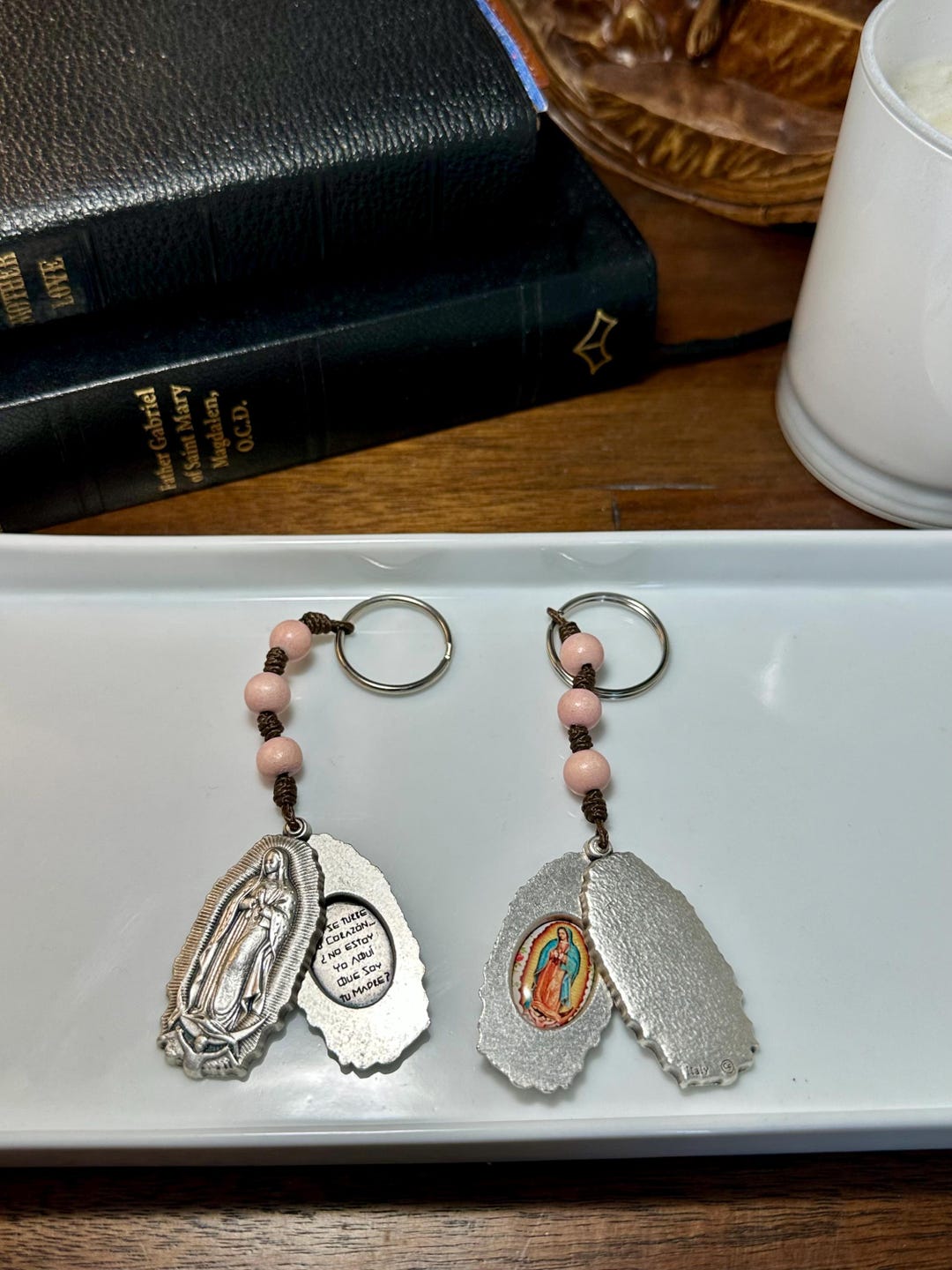 Our Lady of Guadalupe Keychain | Three Hail Mary Keychain | Marian ...