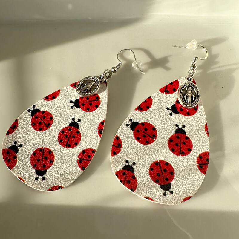 Miraculous Ladybug Earrings - Etsy