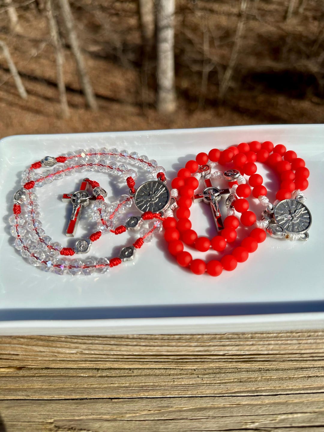 Gifts of the Holy Spirit Confirmation Rosary | Pardon Crucifix ...