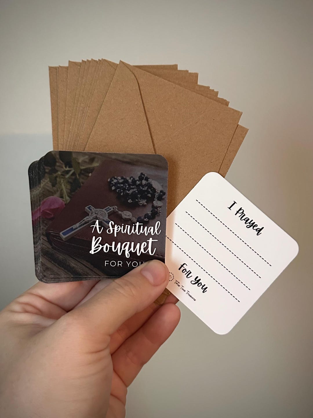 Bible and Benedict Spiritual Bouquet Cards | Set of 12 | Prayer Cards ...