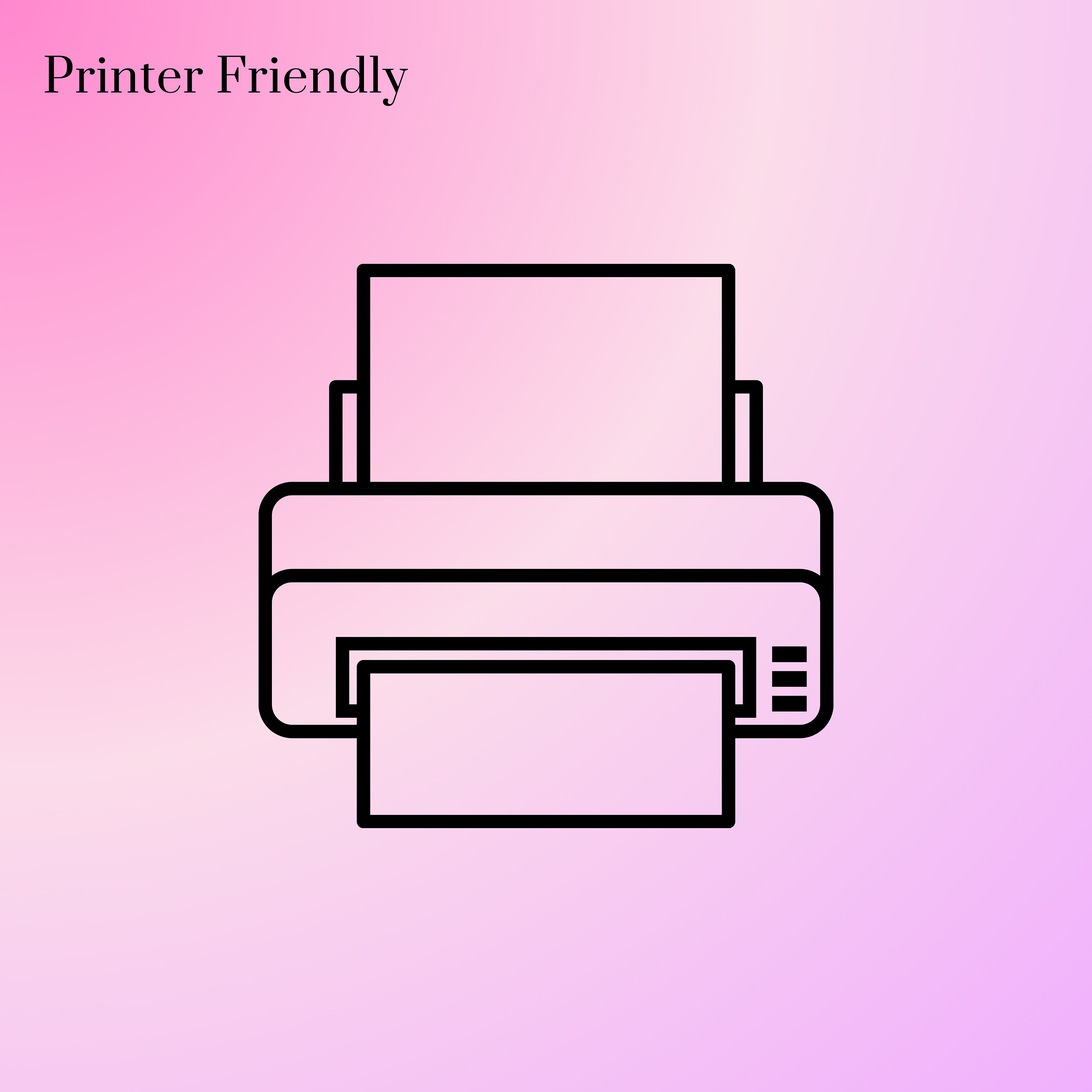 Love Heart Weekly Self Care Checklist, Printable Habit Tracker, Cute ...