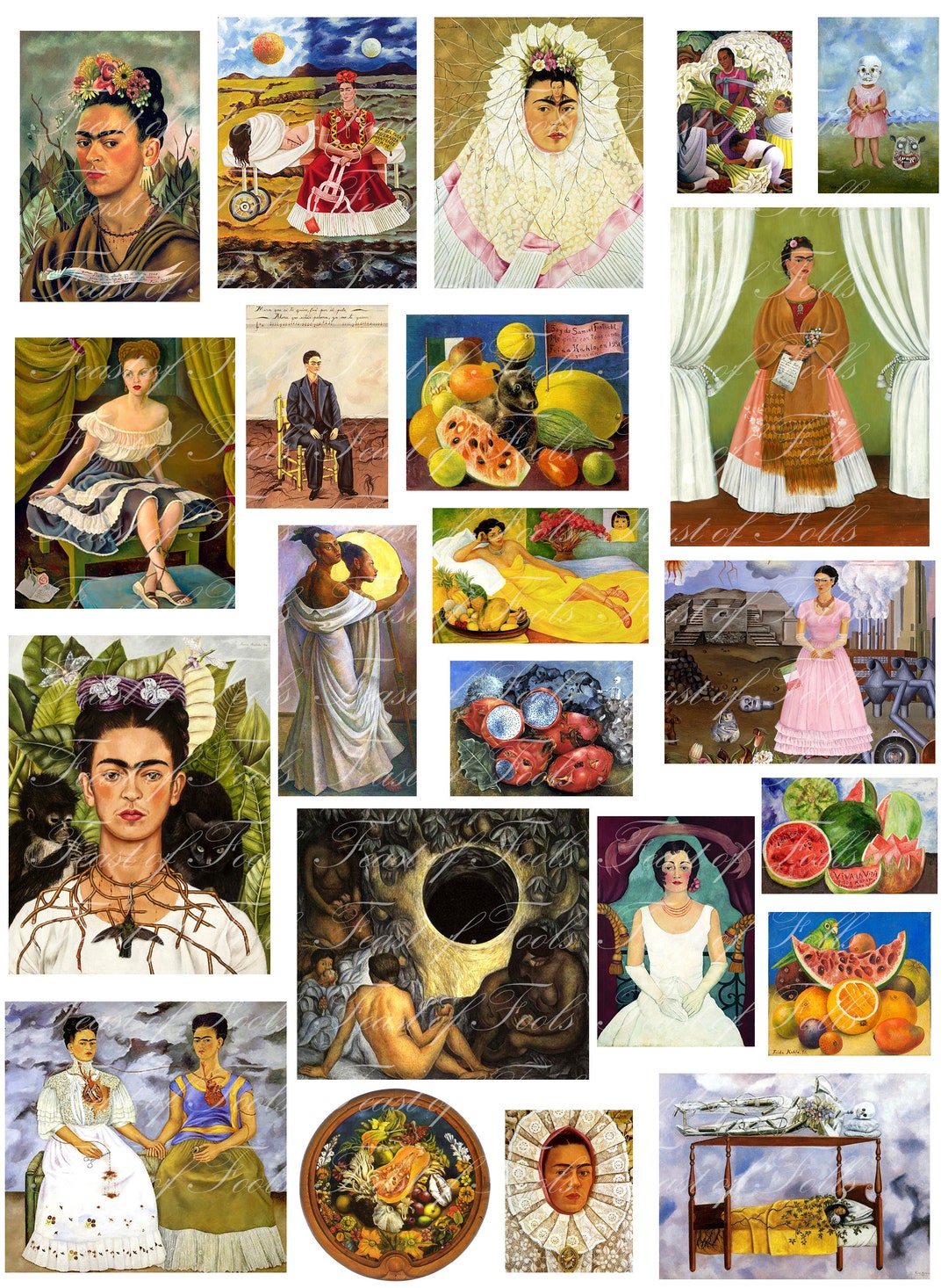 1:12th Scale Frida Kahlo and Diego Rivera - Etsy