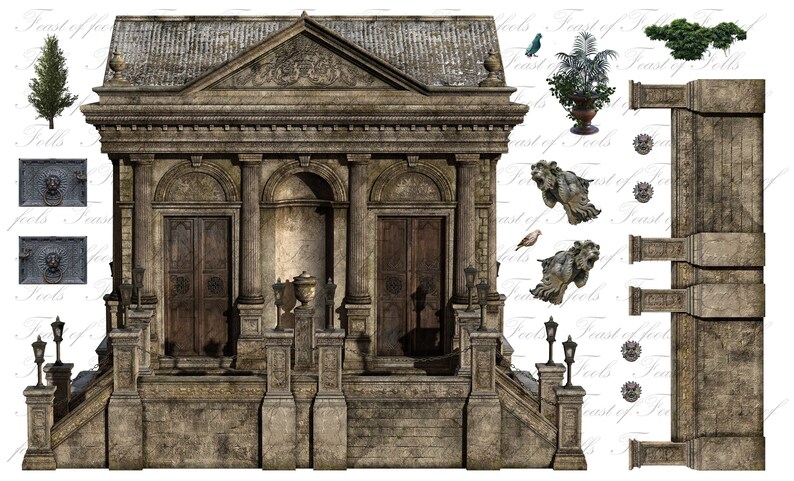 1:12th Scale Paper Park - Etsy