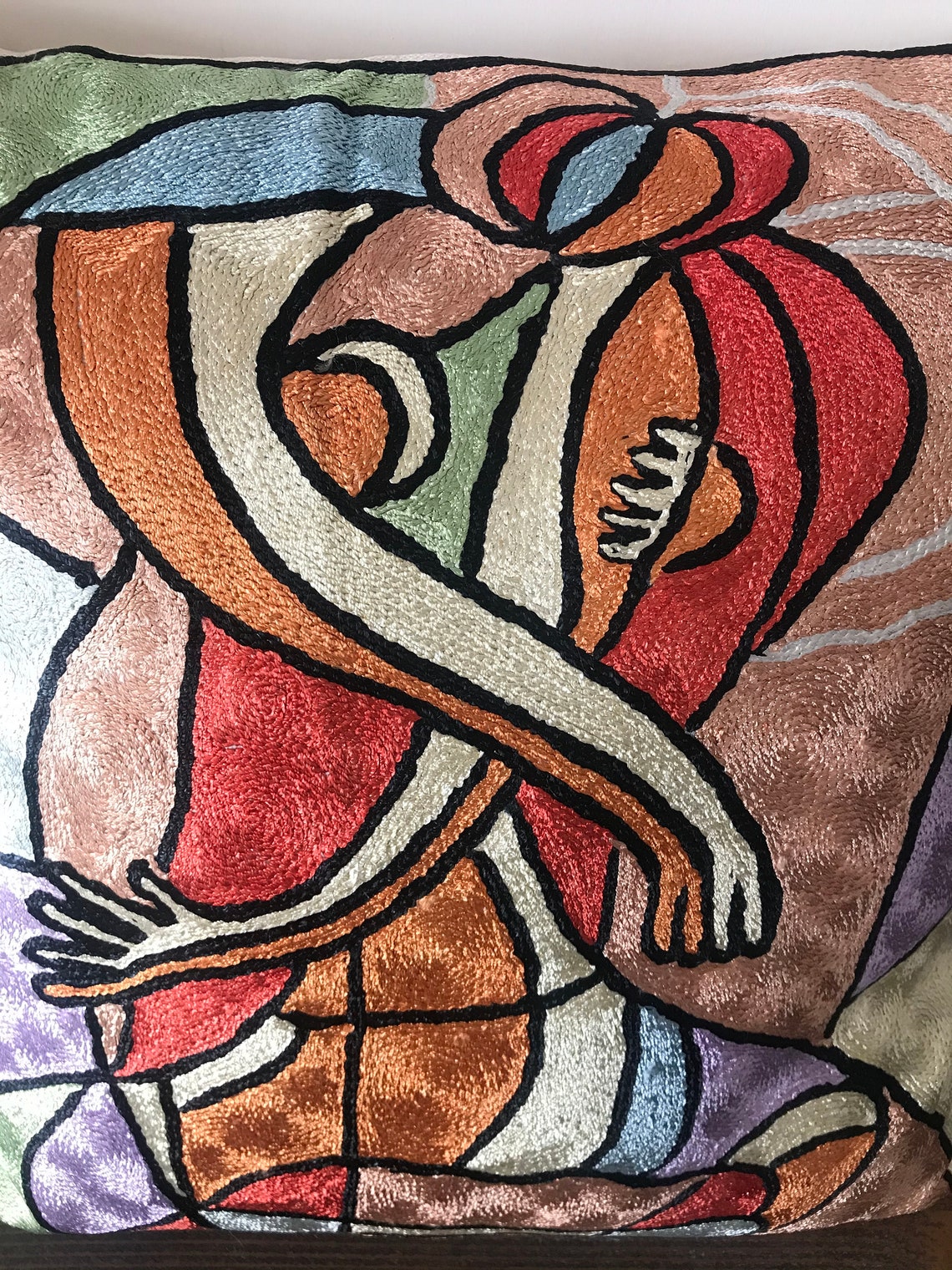 Handmade Silk Picasso Pillow Cover Home Decor Throw Pillow - Etsy