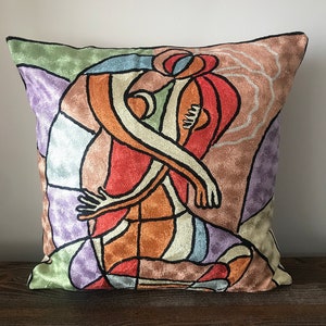 Handmade Silk Picasso Pillow Cover Home Decor Throw Pillow - Etsy