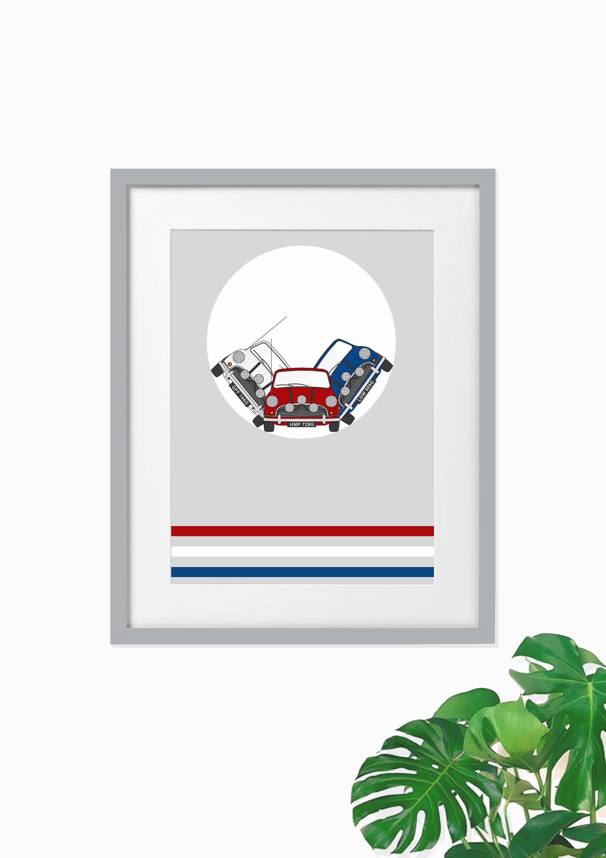 Italian Job 1969 Austin Mini Cooper S Tunnel Minimalist Print - Etsy UK
