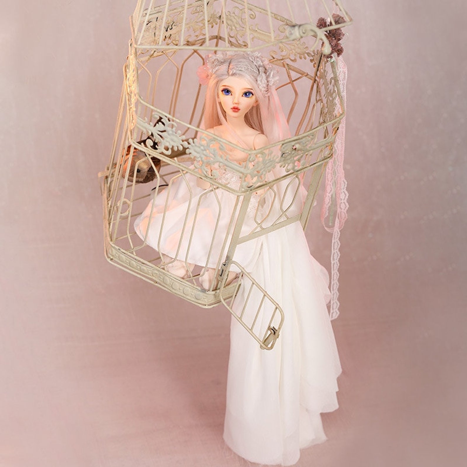 Shuga Fairy Doll Moka 1 4 Bjd Doll Msd Resin Cosmetics Dolls Etsy