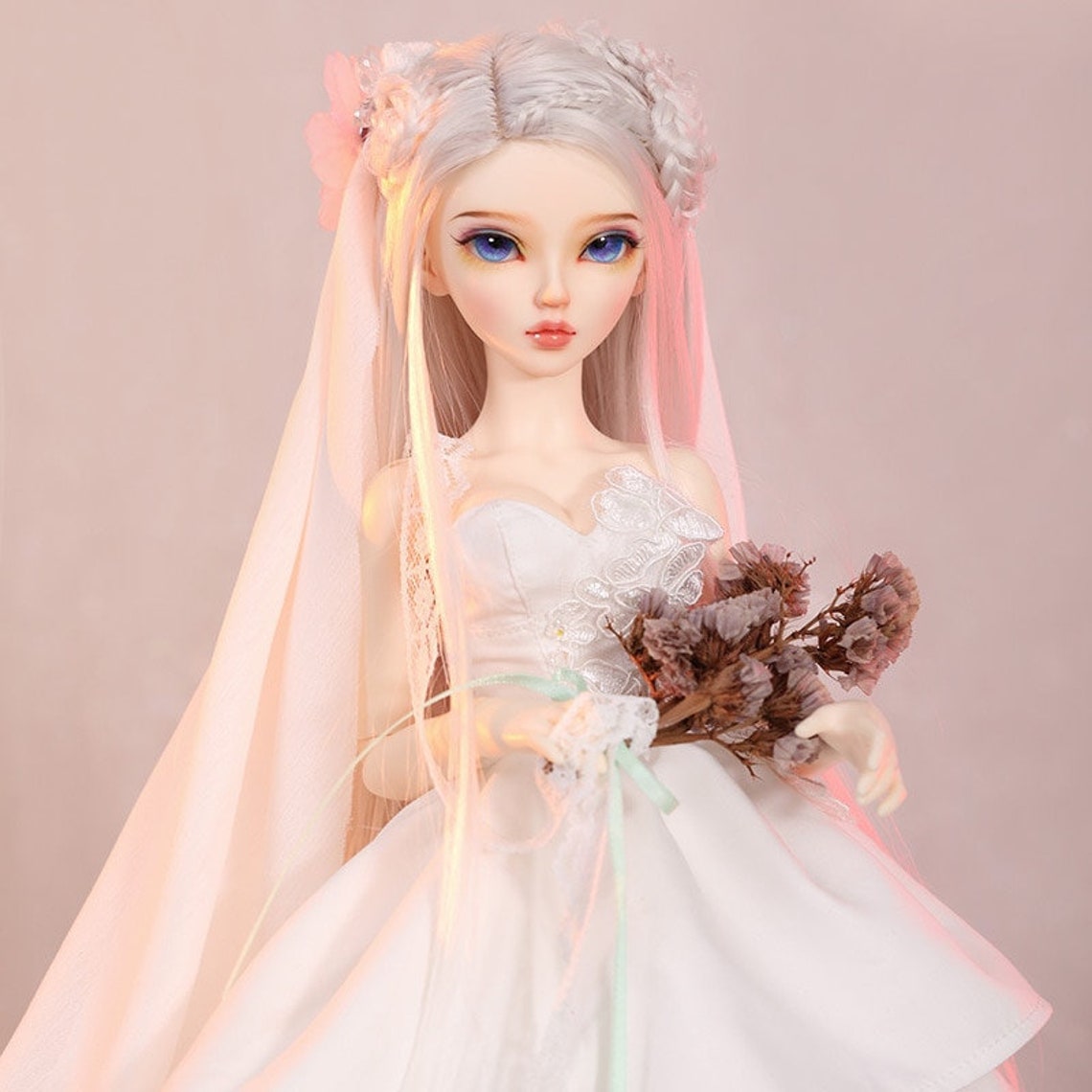 Shuga Fairy Doll Moka 1 4 Bjd Doll Msd Resin Cosmetics Dolls Etsy