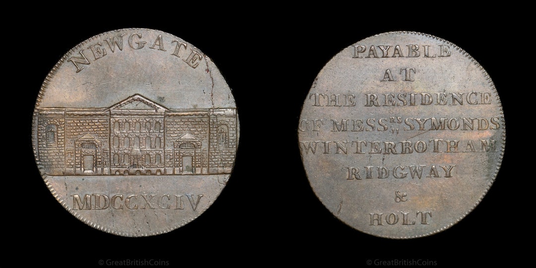 1794 Newgate, Middlesex Halfpenny Conder Token - Etsy UK