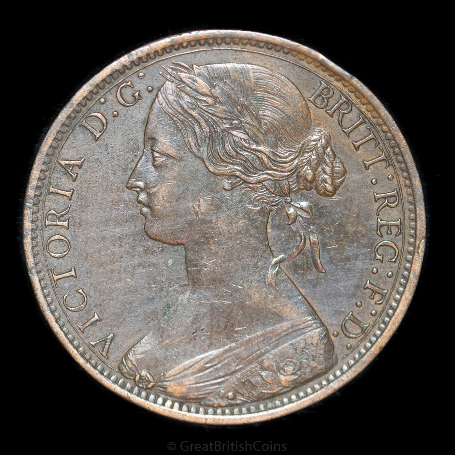 1863 Queen Victoria Penny Coin, Old British Coins, Victorian - Etsy UK