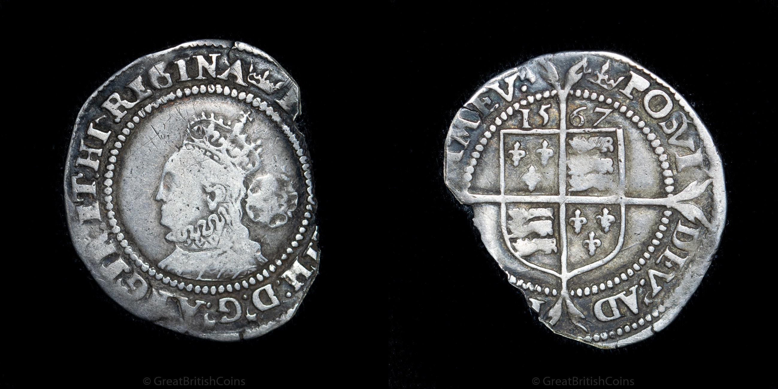 1567 Elizabeth I Silver Sixpence Tudor Hammered Coin Elizabethan - Etsy