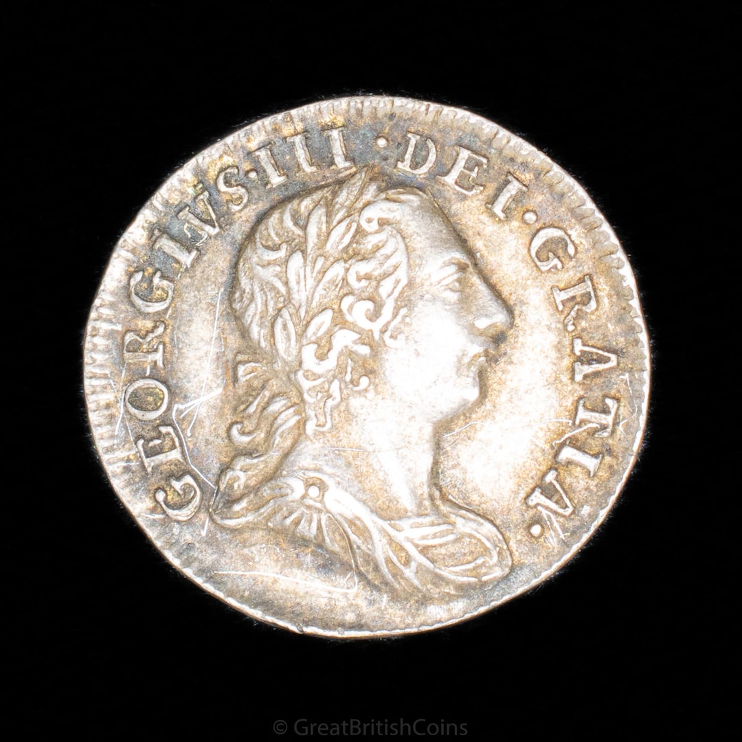 British King George III Silver Twopence Coin 1772 - Etsy