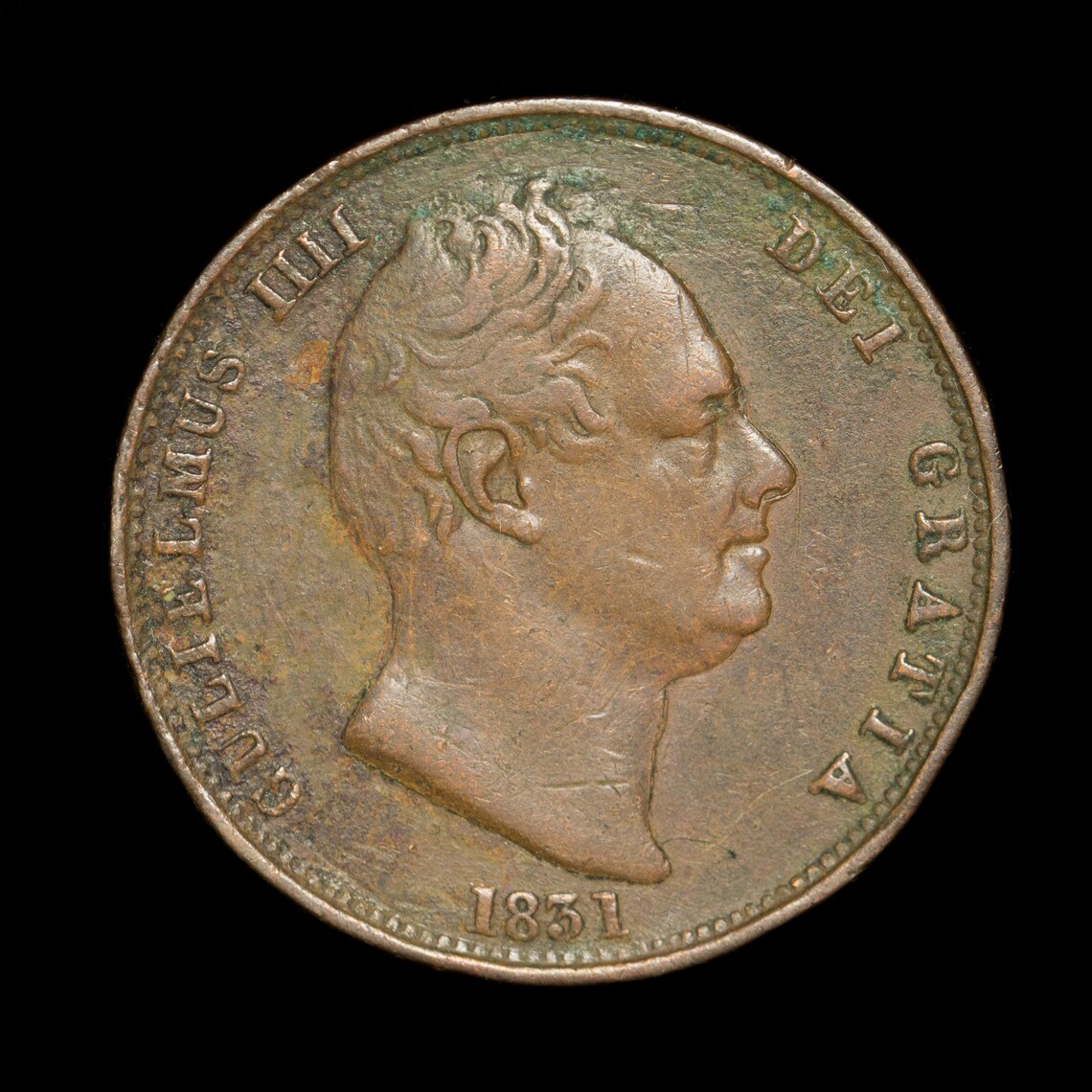 King William IV Copper Half Penny Coin 1831 - Etsy