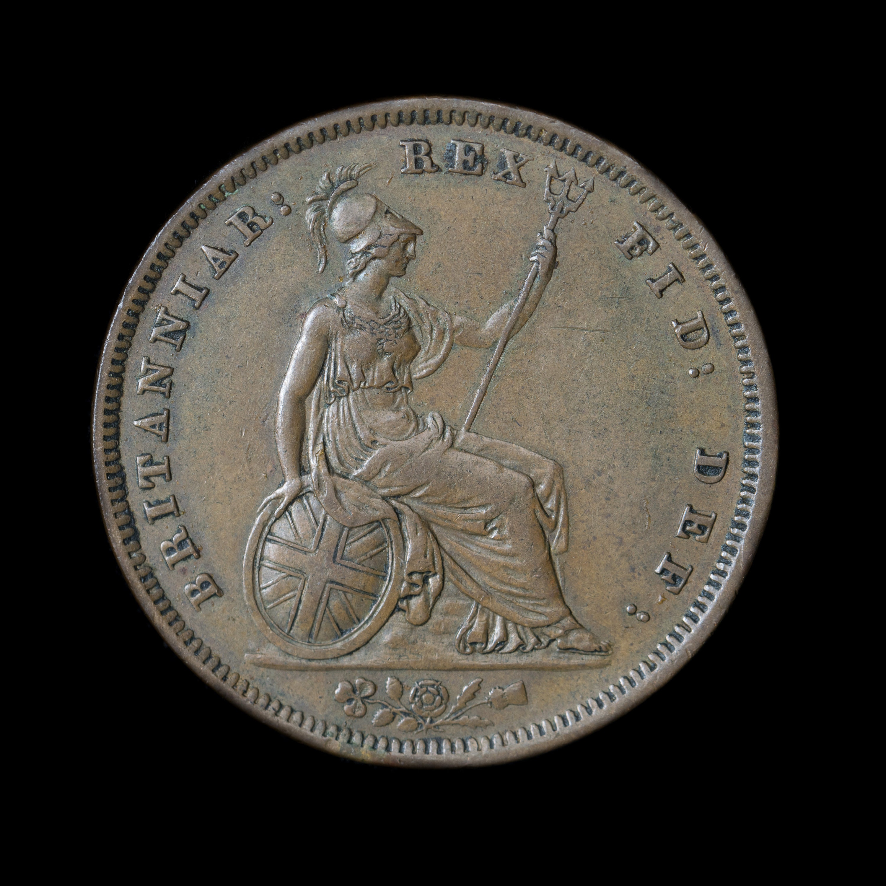 King William IV Copper Penny Coin 1831 - Etsy