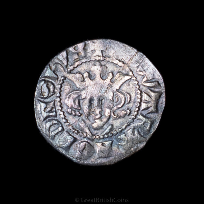 Silver Penny of King Edward I Minted in London 1279 - 1307, Hammered ...