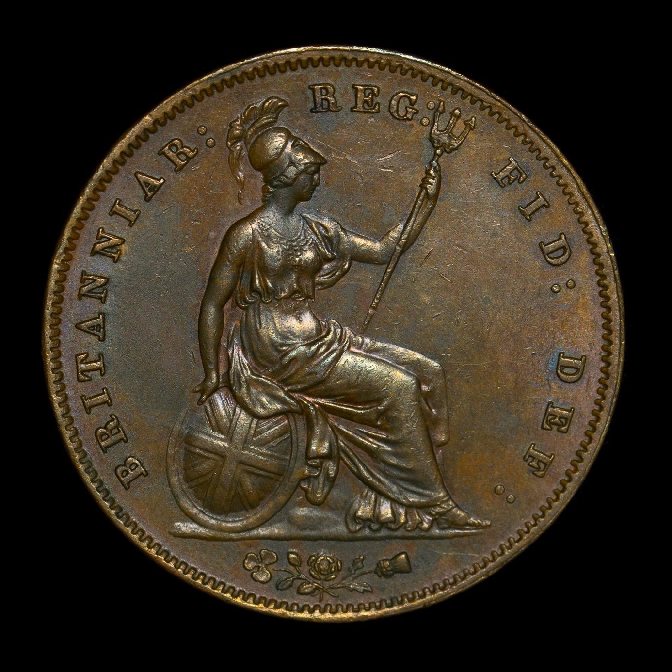 Old Victorian Coin Made in 1858 Queen Victoria Large Copper Penny - Etsy