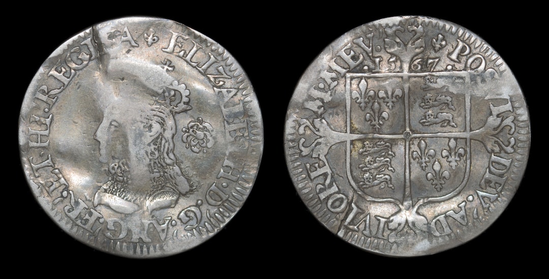 Hammered Tudor Coin 1567 Elizabeth I Sixpence Silver Coin - Etsy UK
