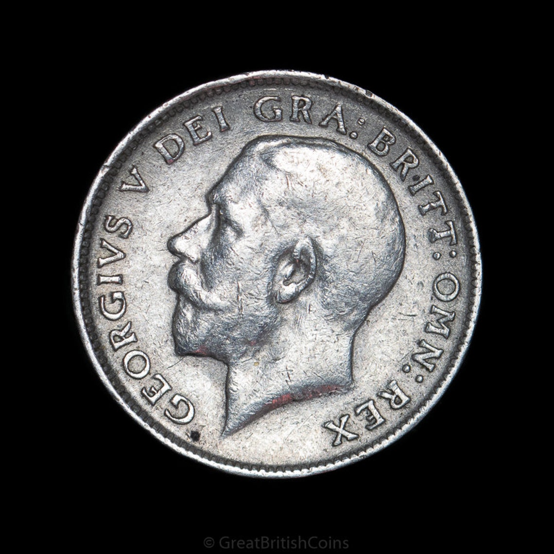King George V Silver Sixpence Coin 1916, World War I - Etsy