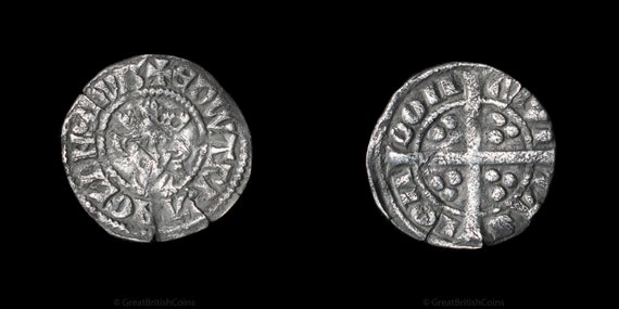 Silver Penny of King Edward I Minted in London 1279 1307 - Etsy