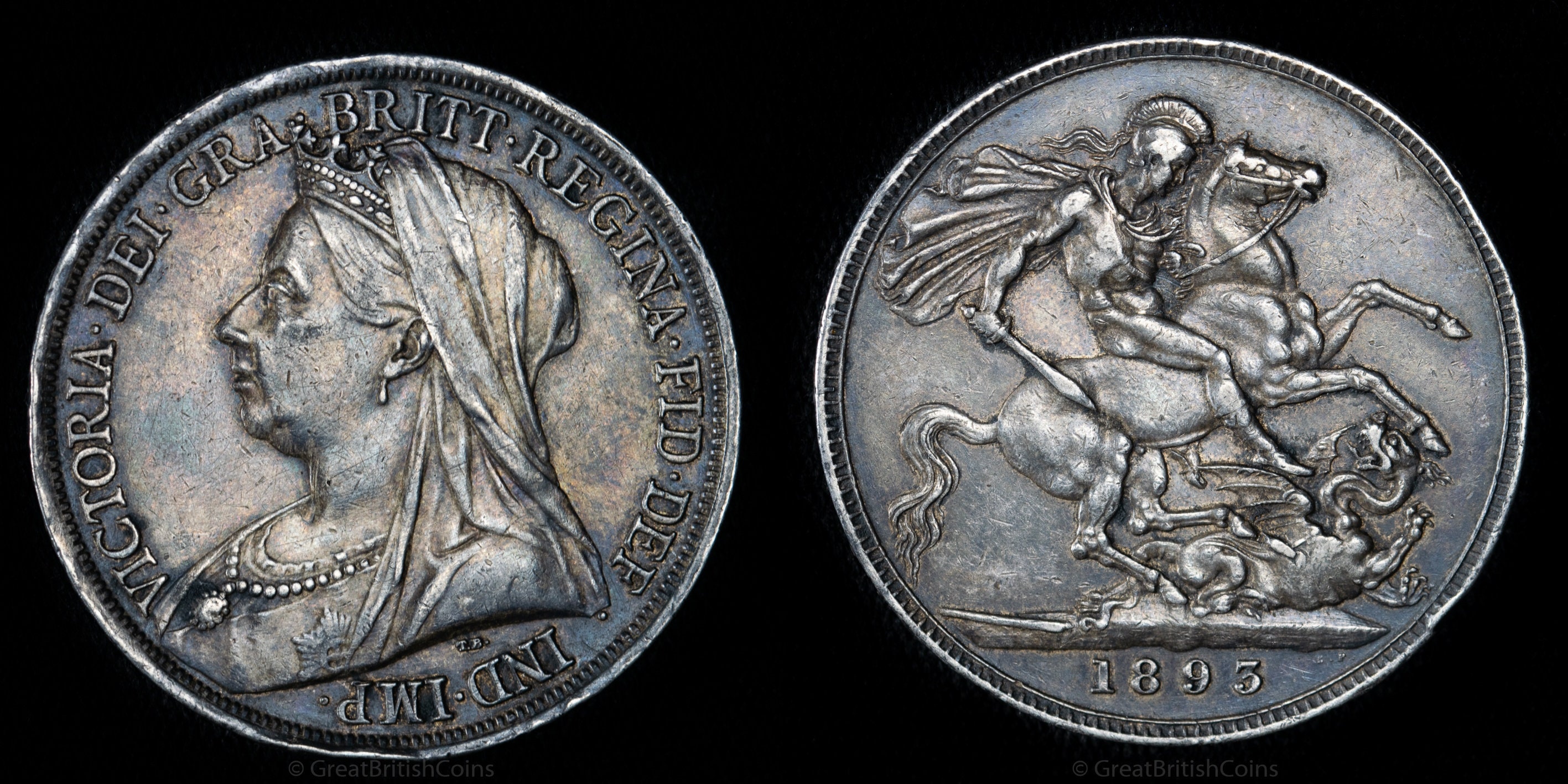 British Queen Victoria Silver Crown Coin 1893, Victorian, Coins UK - Etsy