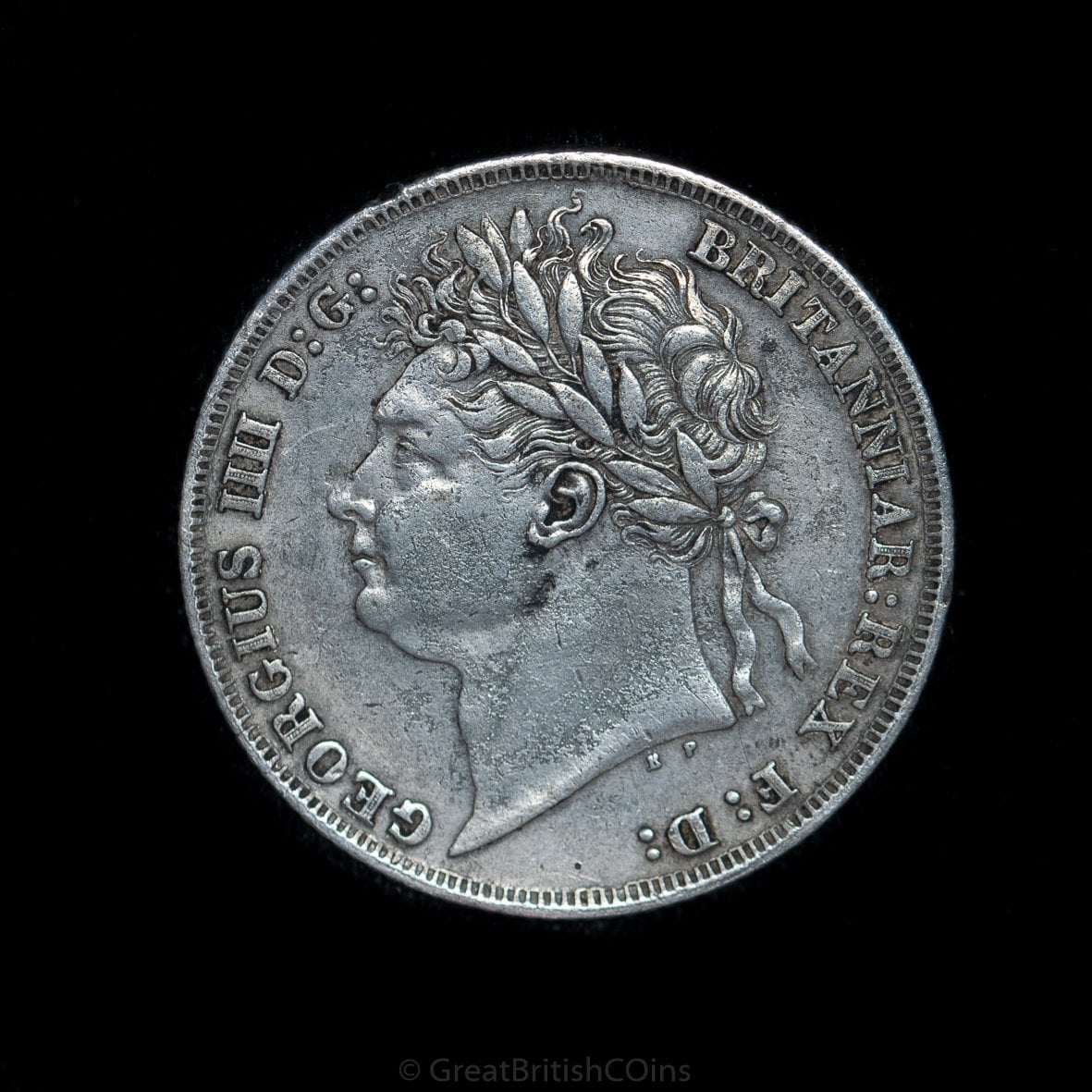 King George IV Silver Shilling Coin 1824 - Etsy