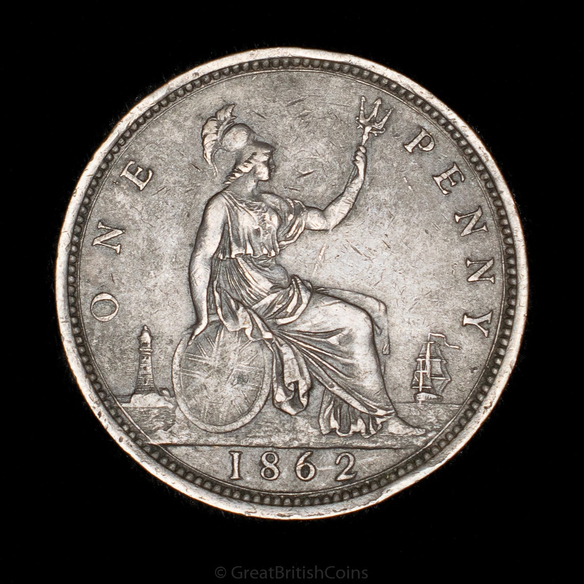 Queen Victoria Penny Coin 1862, Old British Coins, Victorian - Etsy UK
