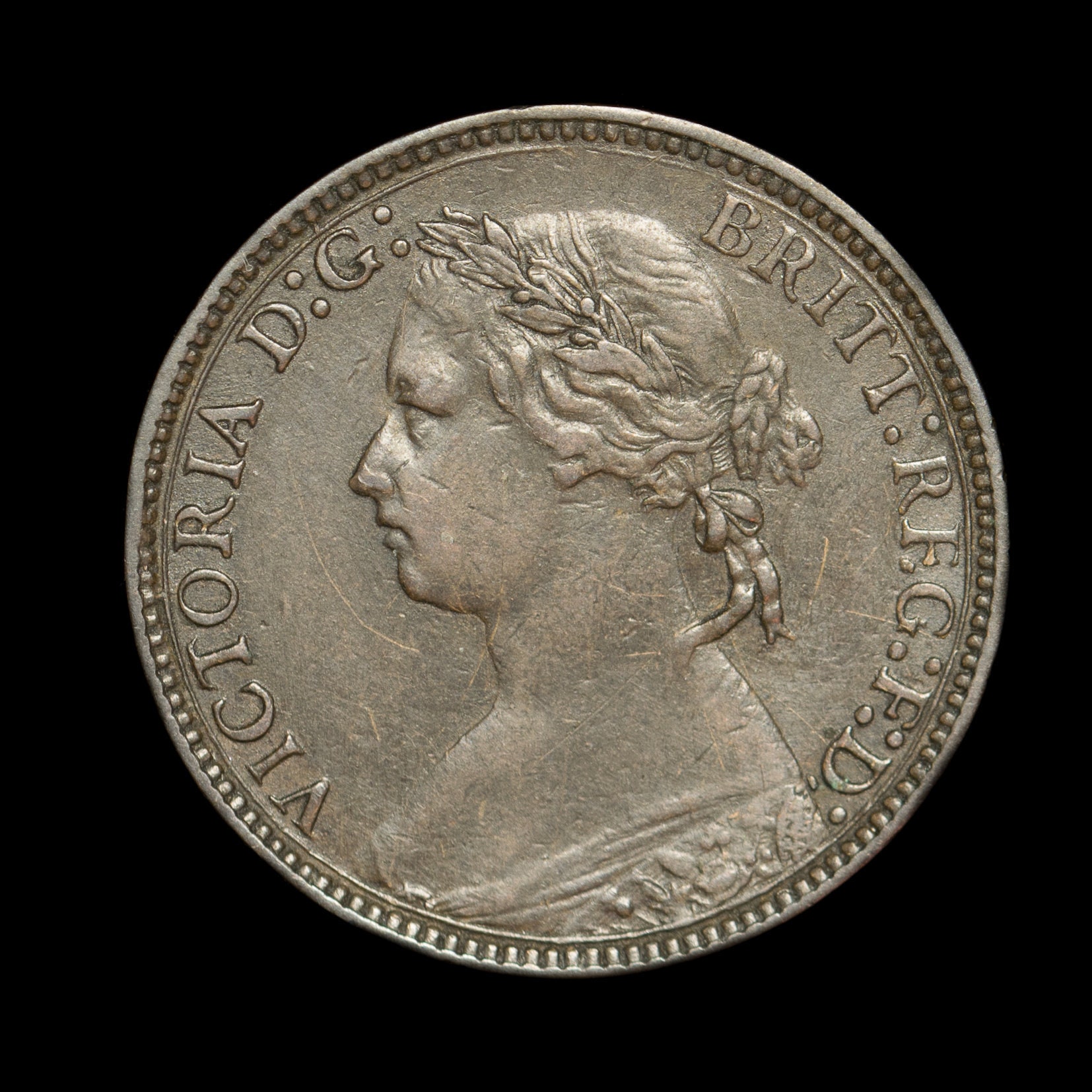 Old Victorian Coin 1875 Queen Victoria Bronze Farthing - Etsy UK