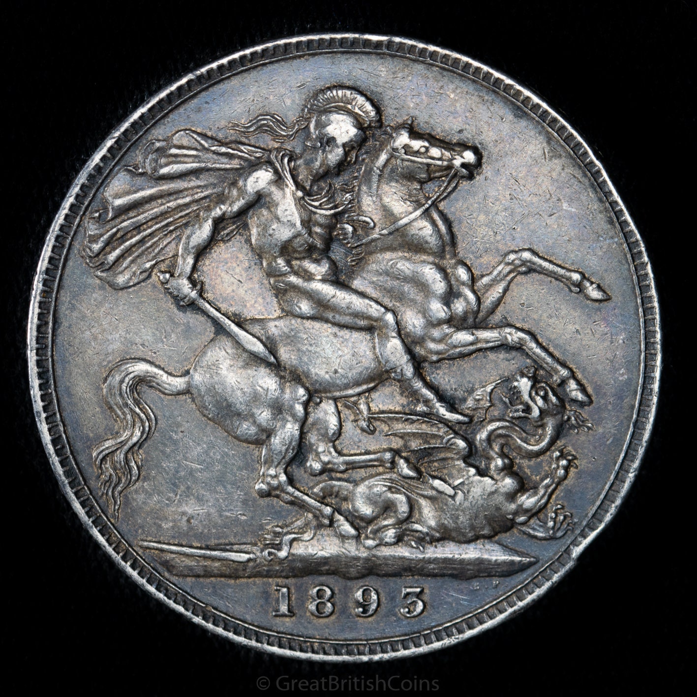 British Queen Victoria Silver Crown Coin 1893, Victorian, Coins UK ...